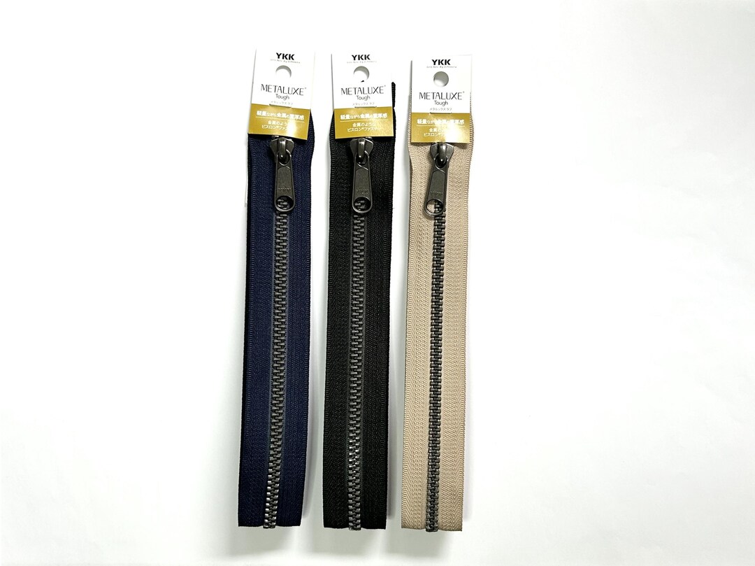 YKK Series Zips/zippers - 40cm, METALUXE® Tough, Metallic Antique ...