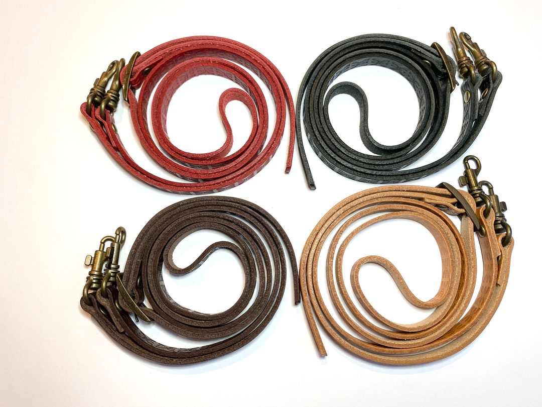 Adjustable Embossed Leather Straps / Shoulder Straps / Replacing Straps ...