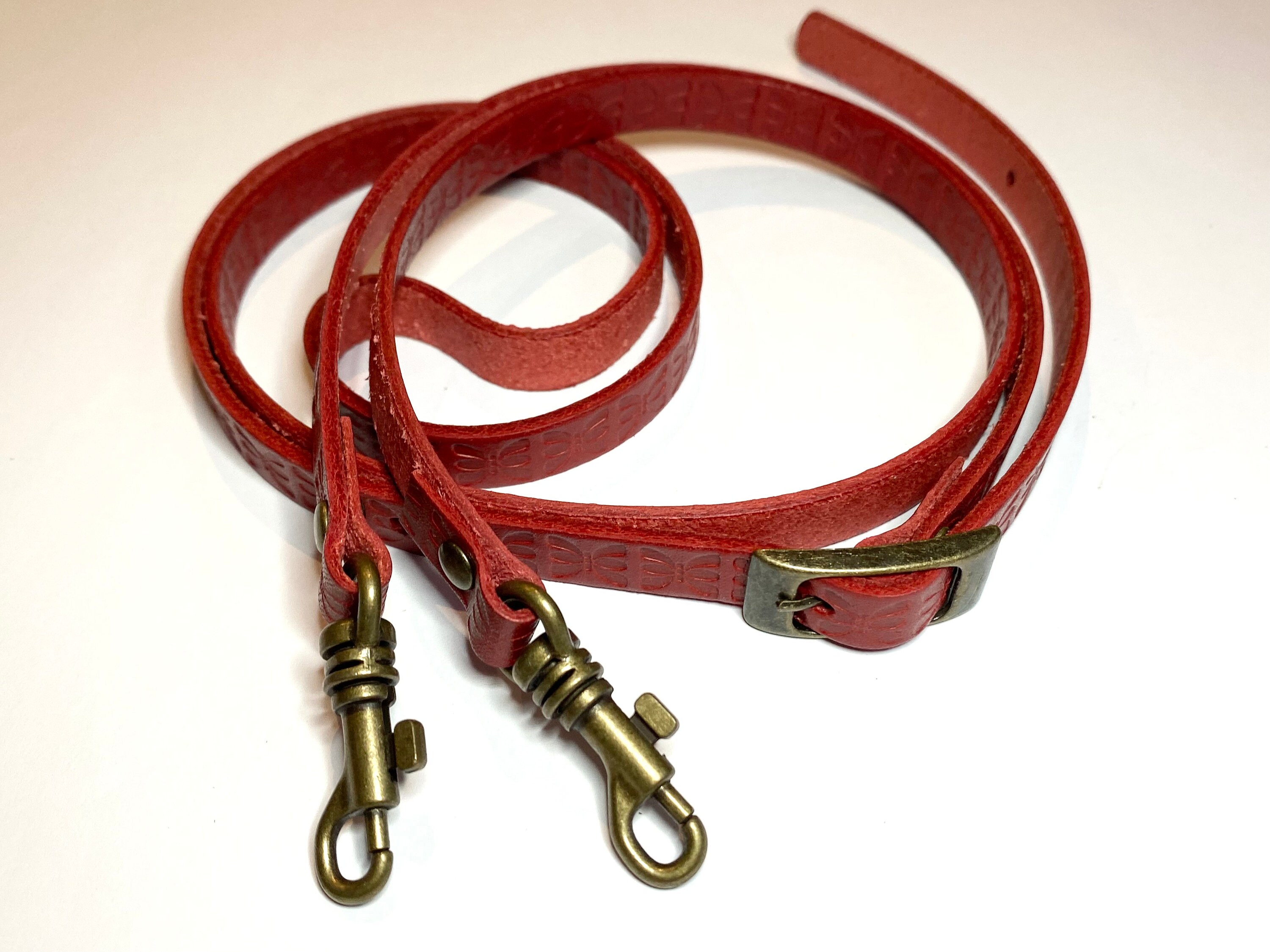 Adjustable Embossed Leather Straps / Shoulder Straps / Replacing Straps ...