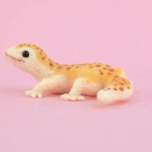 Japanese Hamanaka Needle Felting Craft Kit, Leopard Lizard - Etsy