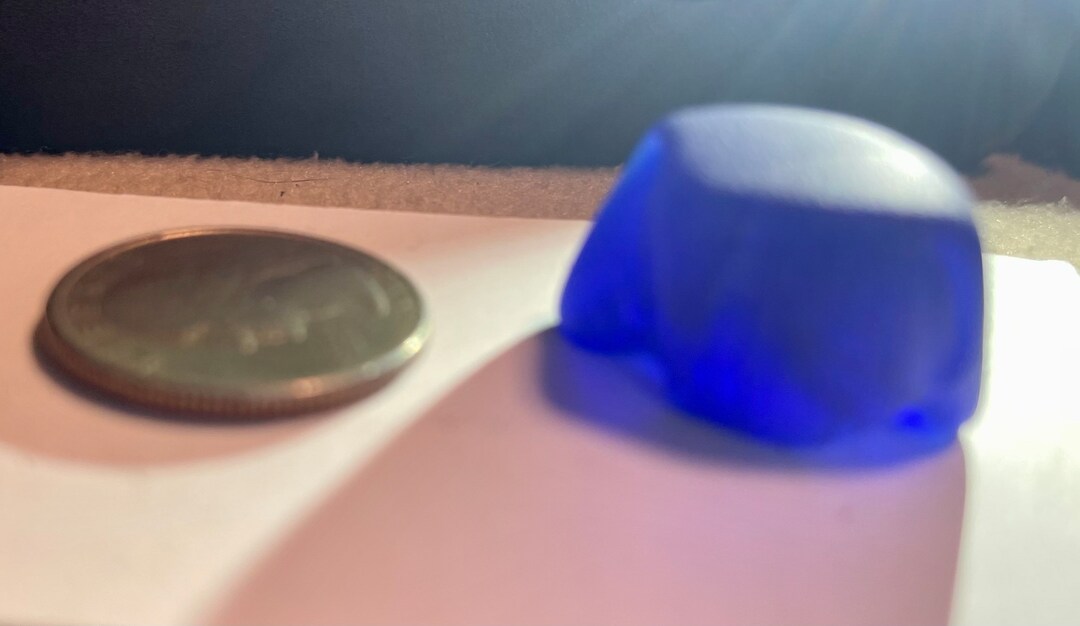 Rare Piece of Natural Ocean Made Cobalt Blue Seaglass From Gloucester ...