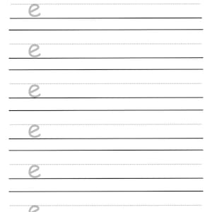 Letter Tracing Worksheet | Kindergarten Worksheet Lowercase | Preschool ...