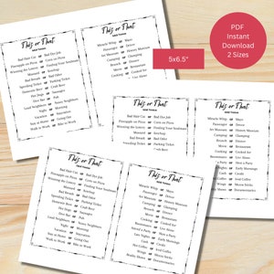 This or That Game This or That Party Game Christmas Games Work Games ...