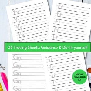 Letter Tracing Worksheet | Kindergarten Worksheet Do-it-yourself ...