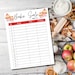 Bake Sale Sign up Sheet Bake Sale Sheet Printable Bake Sale Sign up ...