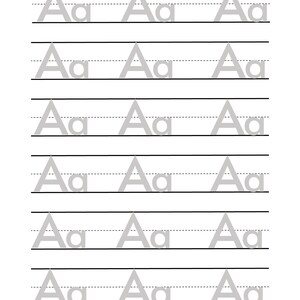 Letter Tracing Worksheet | Kindergarten Worksheet Uppercase | Preschool ...