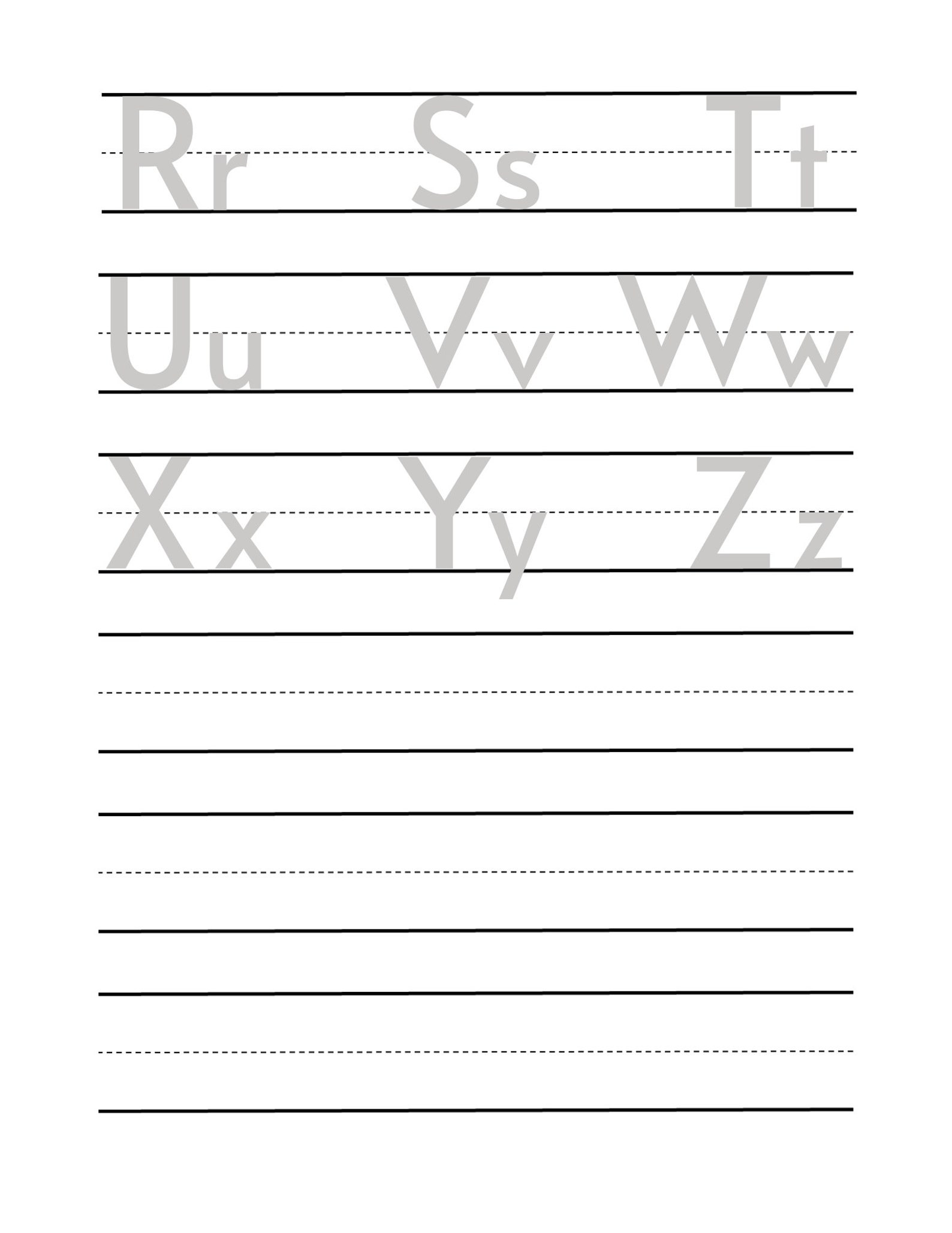 Letter Tracing Worksheet Kindergarten Alphabet Worksheet - Etsy
