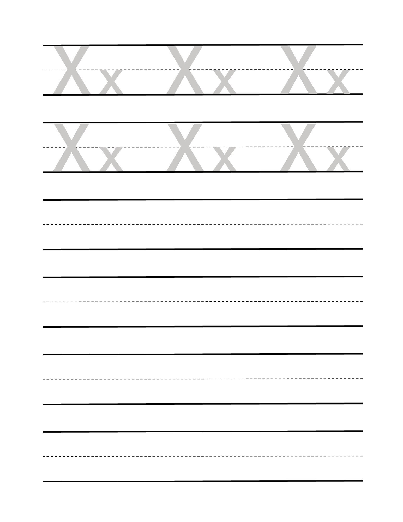 Letter Tracing Worksheet Kindergarten Worksheet Alphabet - Etsy