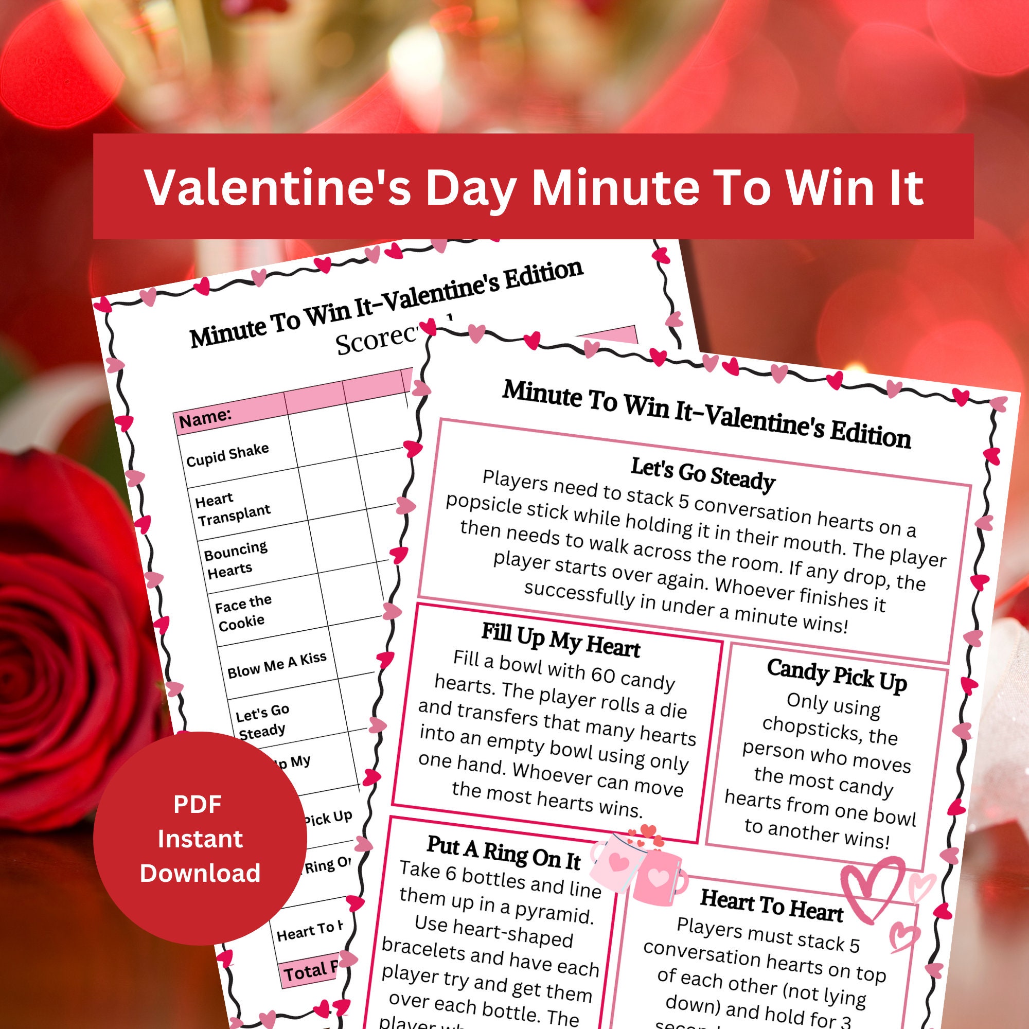 Minute to Win It Games | Minute to Win It Valentine's Day Games ...