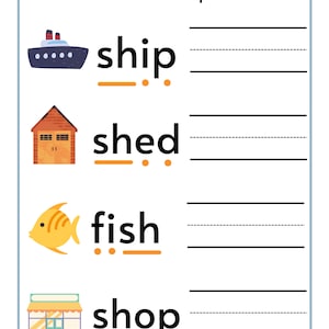 Phonics Worksheets Digraphs | CVC Words | Phonics Games | Phonics ...
