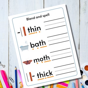 Phonics Worksheets Digraphs | CVC Words | Phonics Games | Phonics ...