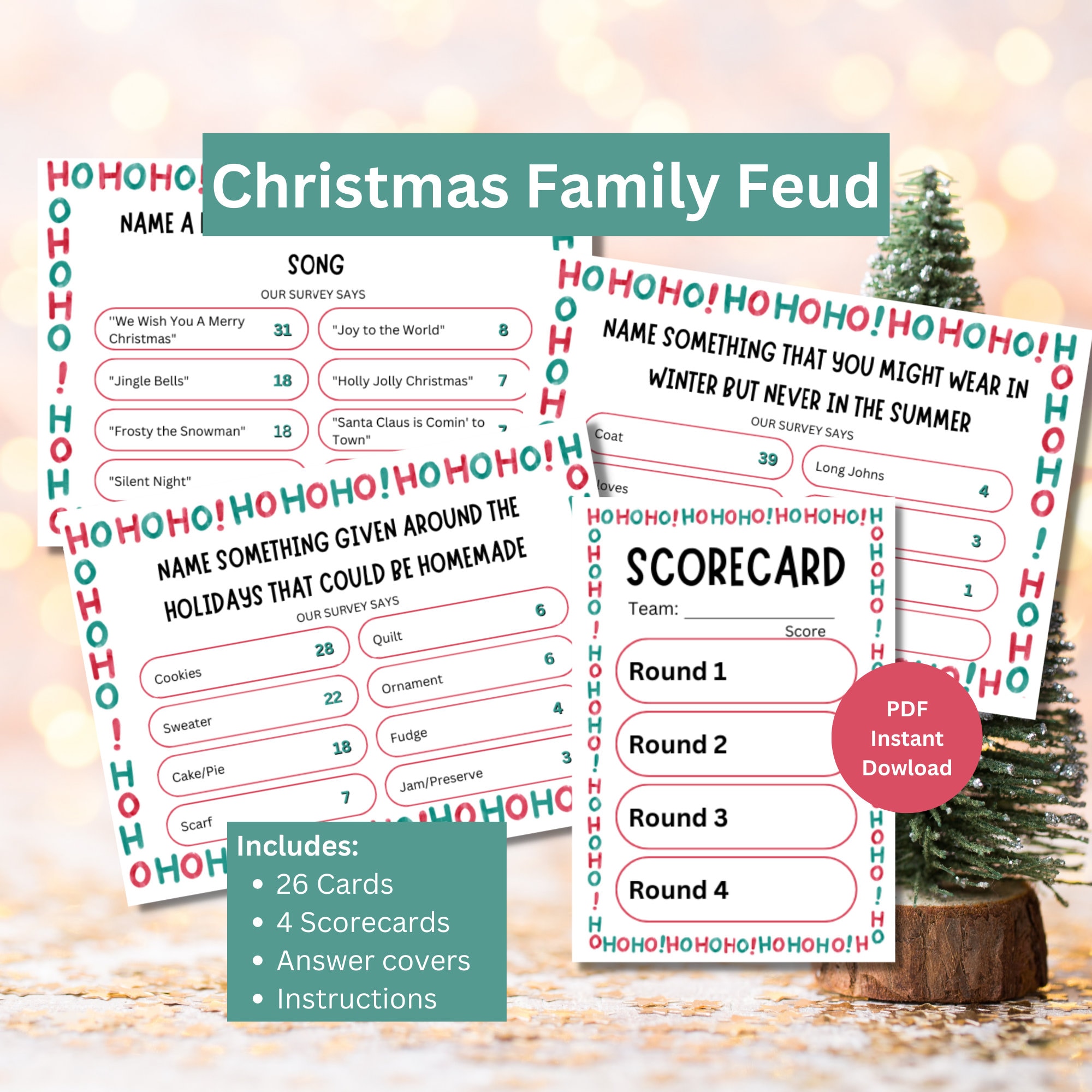 Christmas Family Feud Games Family Feud Christmas Games Christmas Games ...