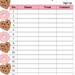 Valentine's Day Treat Sign up Sheet | Valentines Day Dessert | Cookie ...