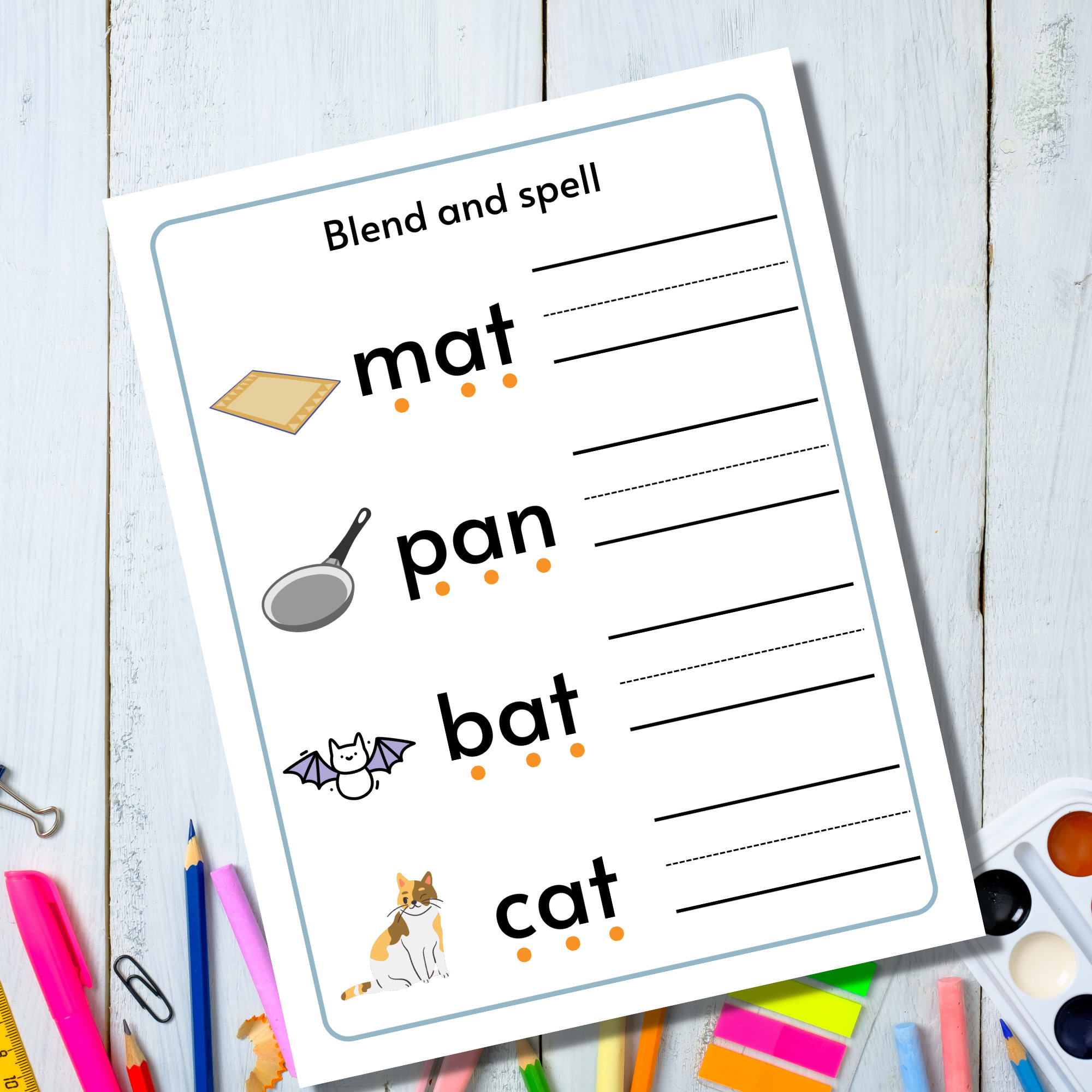 Phonics Worksheets Vowels | CVC Words | Phonics Games | Phonics ...