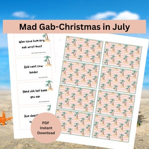Mad Gab Christmas in July Edition | Christmas Games | Family Christmas ...
