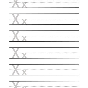 Letter Tracing Worksheet | Kindergarten Worksheet Do-it-yourself ...