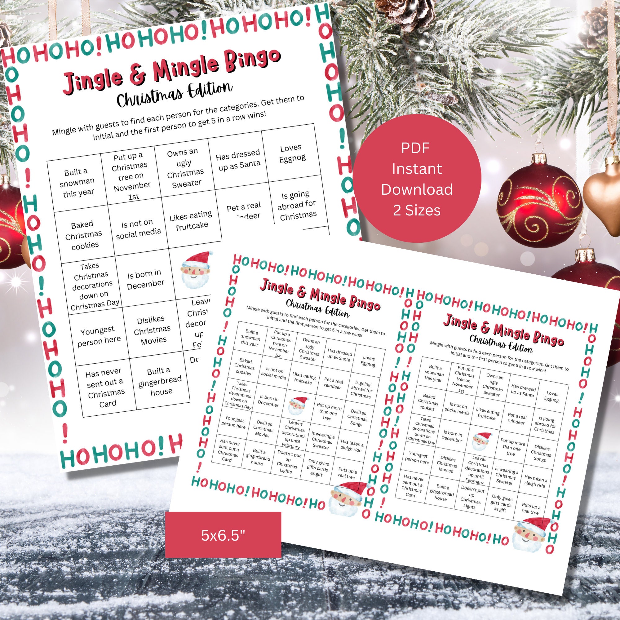 Jingle & Mingle Christmas Games | Christmas Games |work Office ...