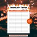 Trunk or Treat Sign up Sheet | Trunk or Treat Party Sheet | Printable ...