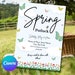 Spring Potluck Invite Template | Editable Potluck Invitation | Potluck ...