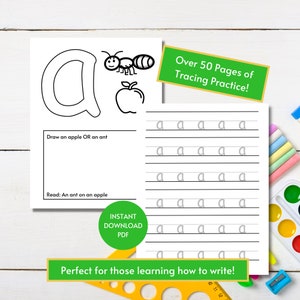 Easy ABC Tracing Sheets | Letter Tracing | ABC Lowercase Letter Tracing ...