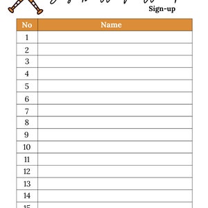 Baseball Potluck Sign up Sheet | Baseball Potluck Sheet | Sports ...