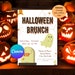 Halloween Brunch Invite Template | Editable Brunch Invitation ...