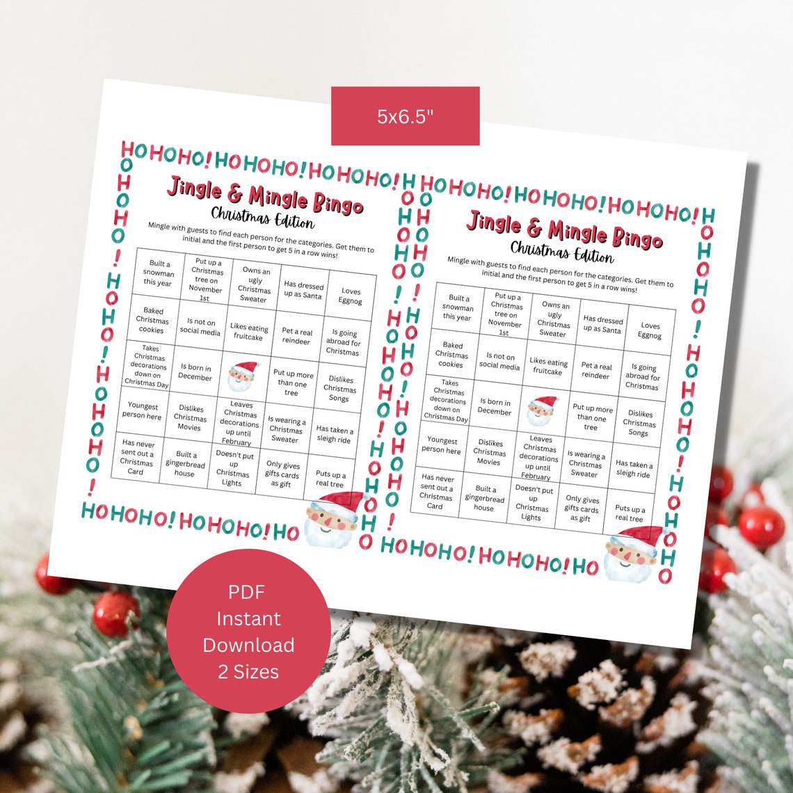 Jingle & Mingle Christmas Games | Christmas Games |work Office ...