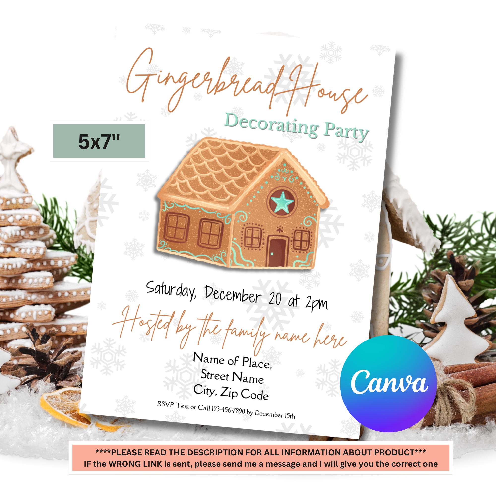 Gingerbread House Contest Bundle |voting Ballot Card Gingerbread Sign ...