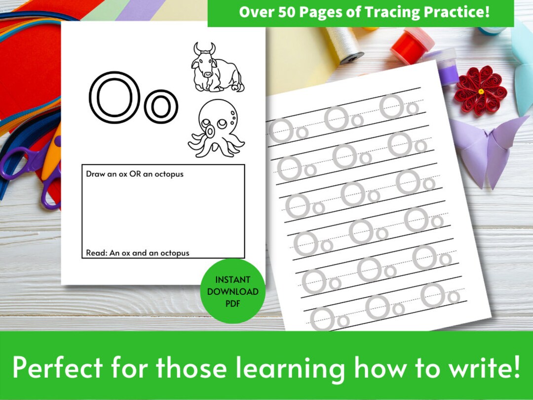 Letter Tracing Worksheet | Kindergarten Worksheet | Preschool ...