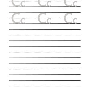 Letter Tracing Worksheet | Kindergarten Worksheet | Preschool ...