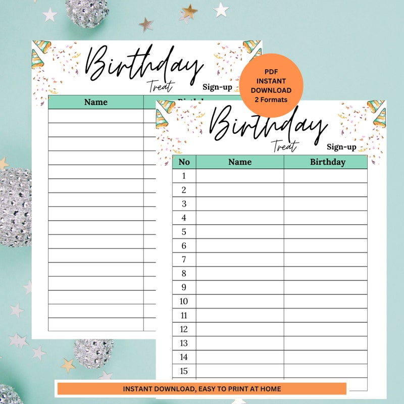 Free Sign in Sheet - Etsy