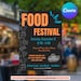Food Festival Flyer Template Food Festival Flyer Editable Food Flyer ...