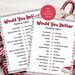 Would You Rather Would You Rather Game Christmas Games - Etsy