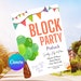 Block Party Potluck Invitation Template Neighborhood Party Potluck ...