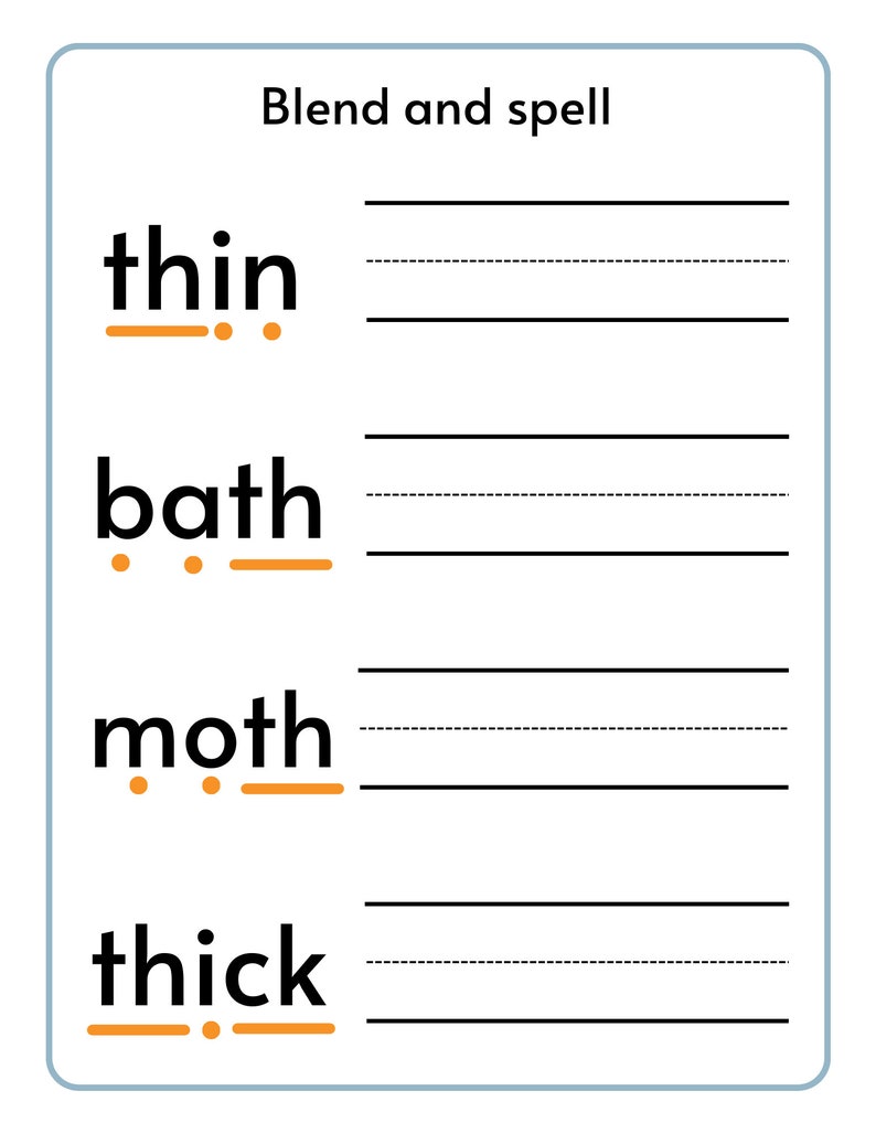 Phonics Worksheets Digraphs | CVC Words | Kindergarten Phonics ...