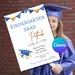 Kindergarten Grad Potluck Invitation Template | Kindergarten Grad Party ...