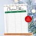 Potluck Sign up Sheet Christmas Work Potluck Sign up Sheet - Etsy