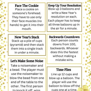 Minute to Win It Games | Minute to Win It New Year's Games | New Year's ...