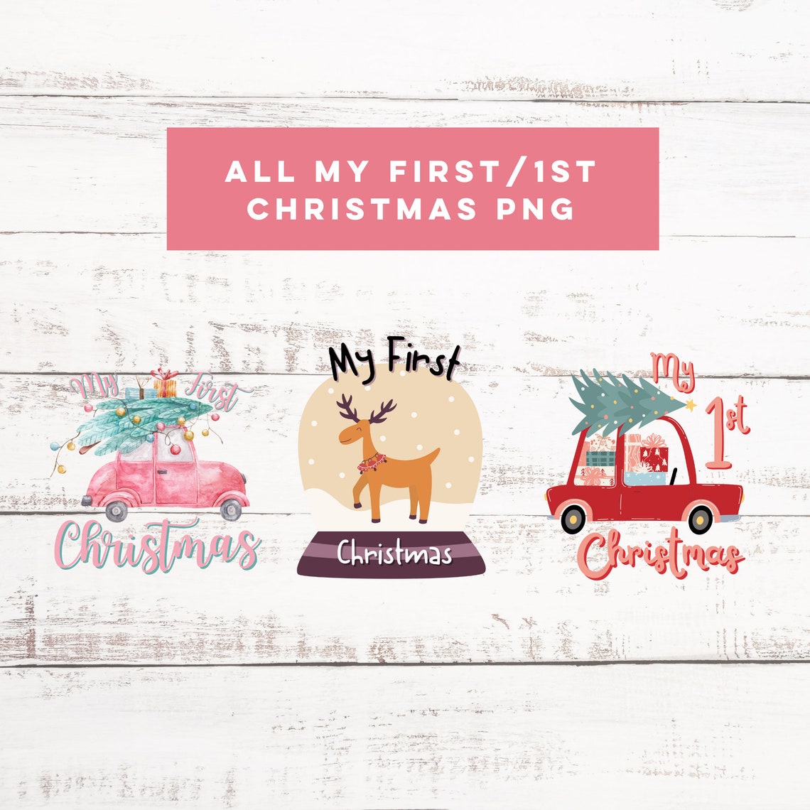 My First Christmas PNG My 1st Christmas PNG Baby's First Christmas ...