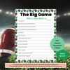 The Big Game Day Squares | the Big Game 2025 | Football Squares ...
