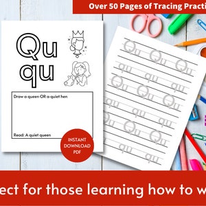 Letter Tracing Worksheet Bundle | Kindergarten Worksheets | Handwriting ...