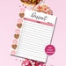 Dessert Sign up Sheet | Dessert Sheet | Printable Dessert Sign up Sheet ...