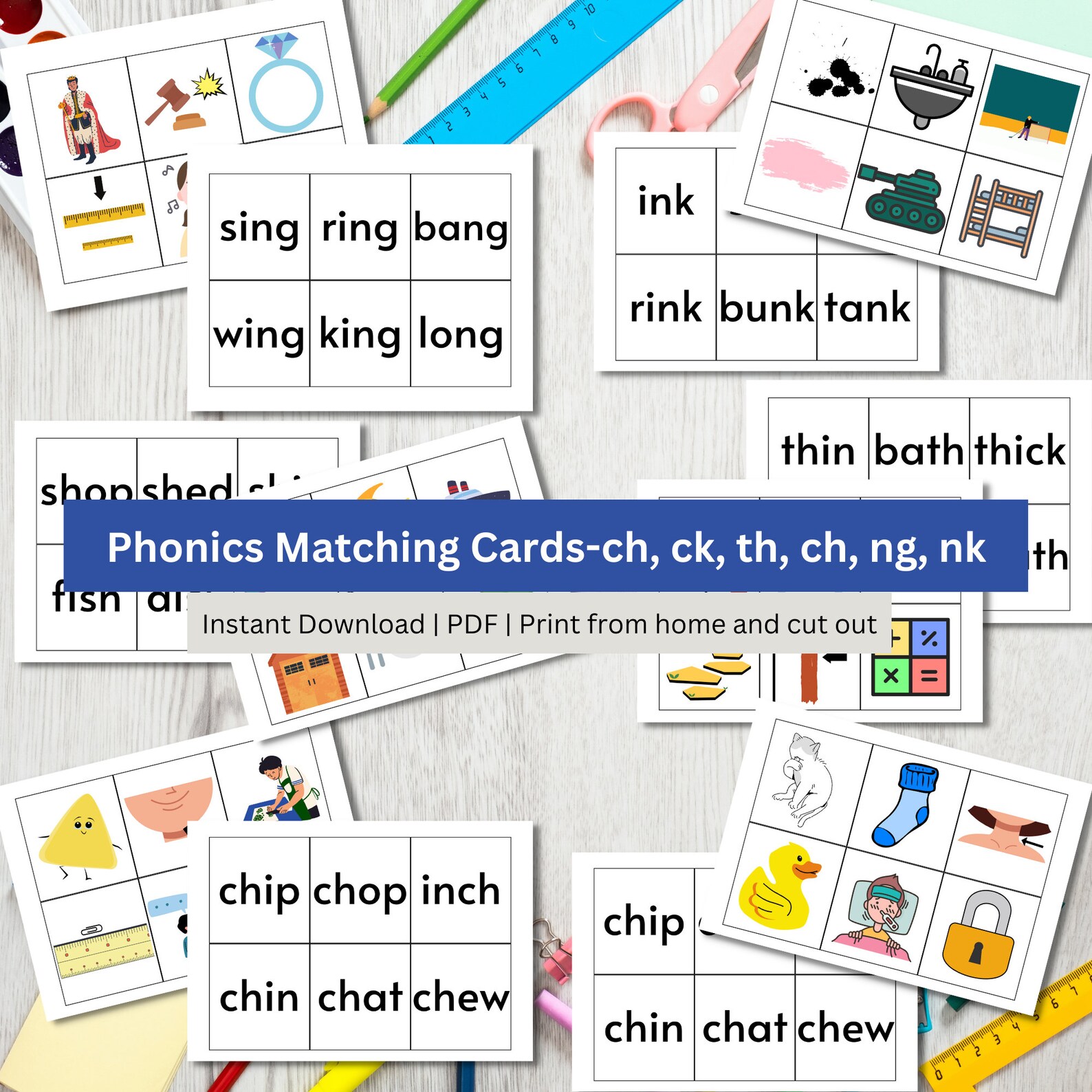 Phonics Flashcards CVC Words phonics Games Phonics Activities Phonics ...
