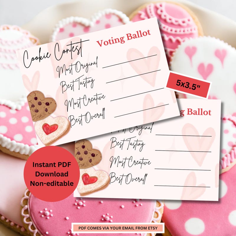 Valentine Ballot - Etsy