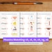 Phonics Worksheets Digraphs CVC Words Phonics Games - Etsy