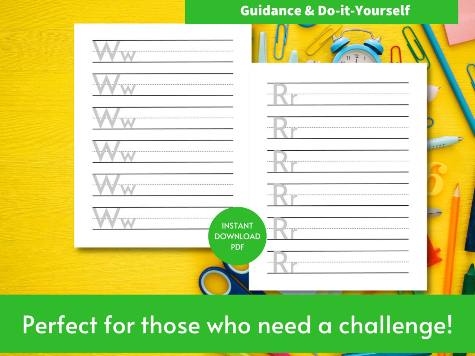 Letter Tracing Worksheet | Kindergarten Worksheet Do-it-yourself ...