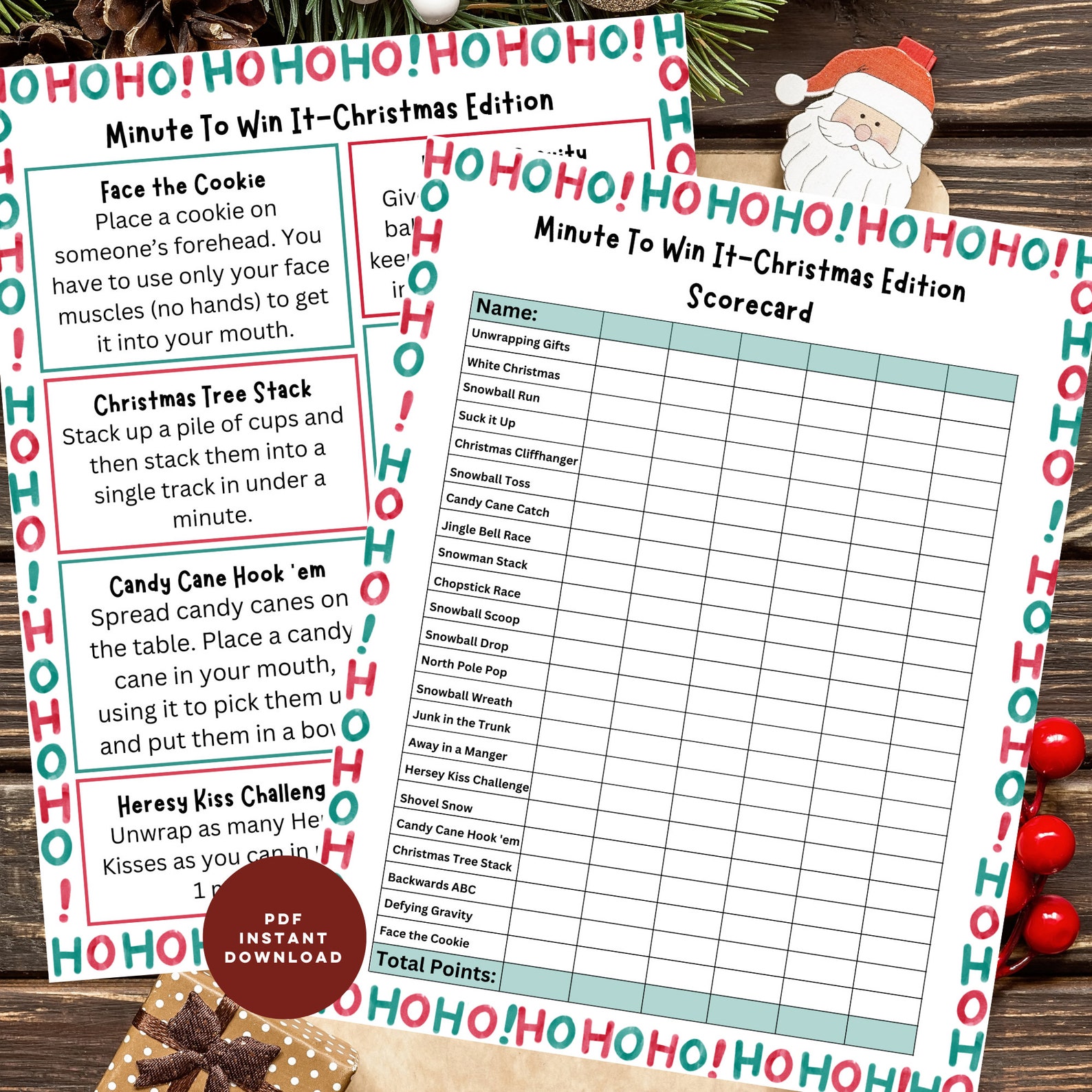 Minute to Win It Games Minute to Win It Christmas Games Christmas Games ...