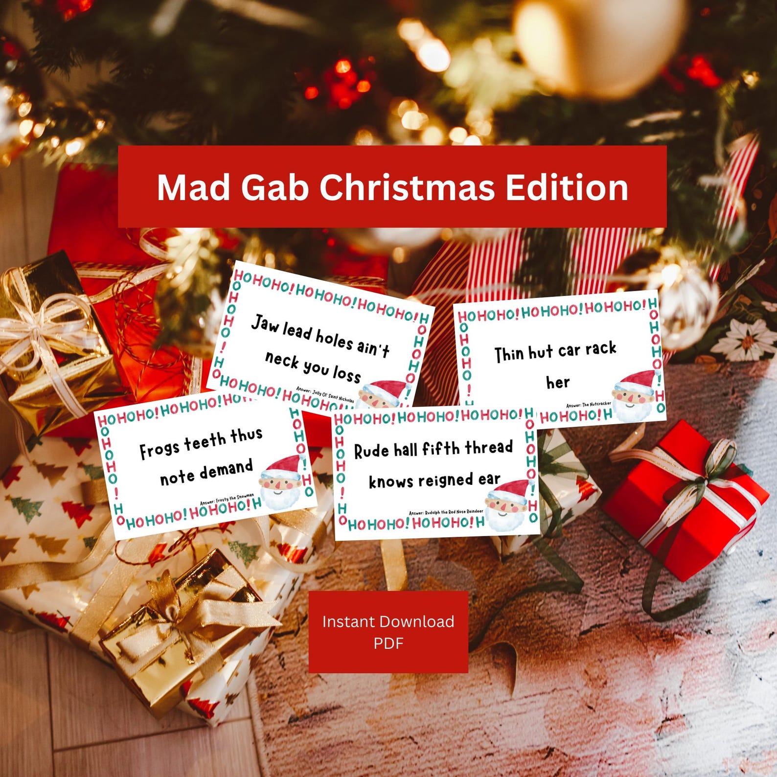 Mad Gab Christmas Edition | Christmas Games | Family Christmas Games ...