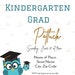 Kindergarten Grad Potluck Invitation Template | Kindergarten Grad Party ...