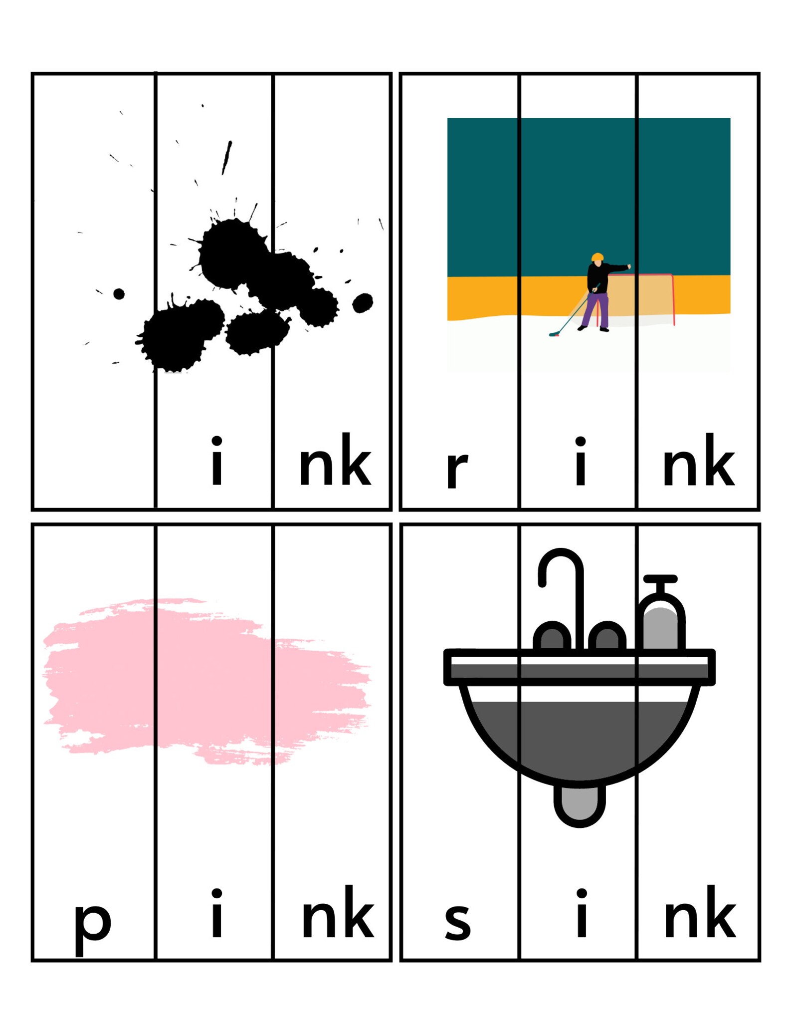 Phonics Puzzles Digraphs CVC Words Phonics Games Phonics Activities CVC ...